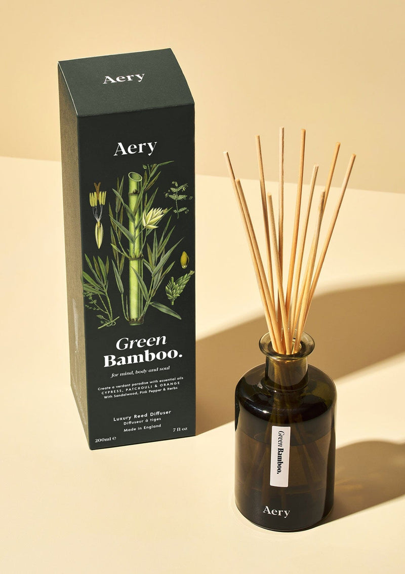 Green Bamboo Reed Diffuser | Aery Living