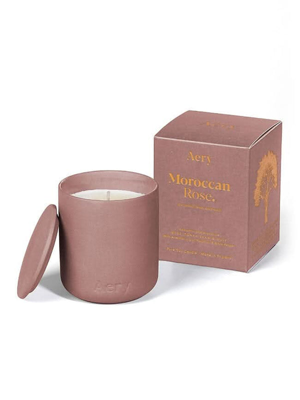 Moroccan Rose Scented Candle | Aery Living