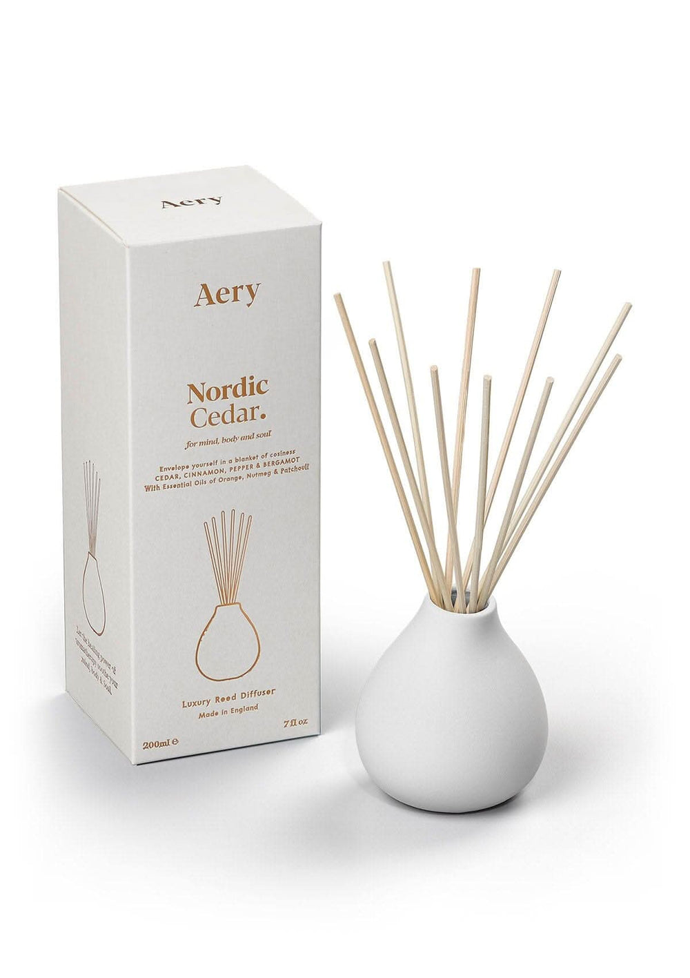 Nordic Cedar Reed Diffuser | Aery Living